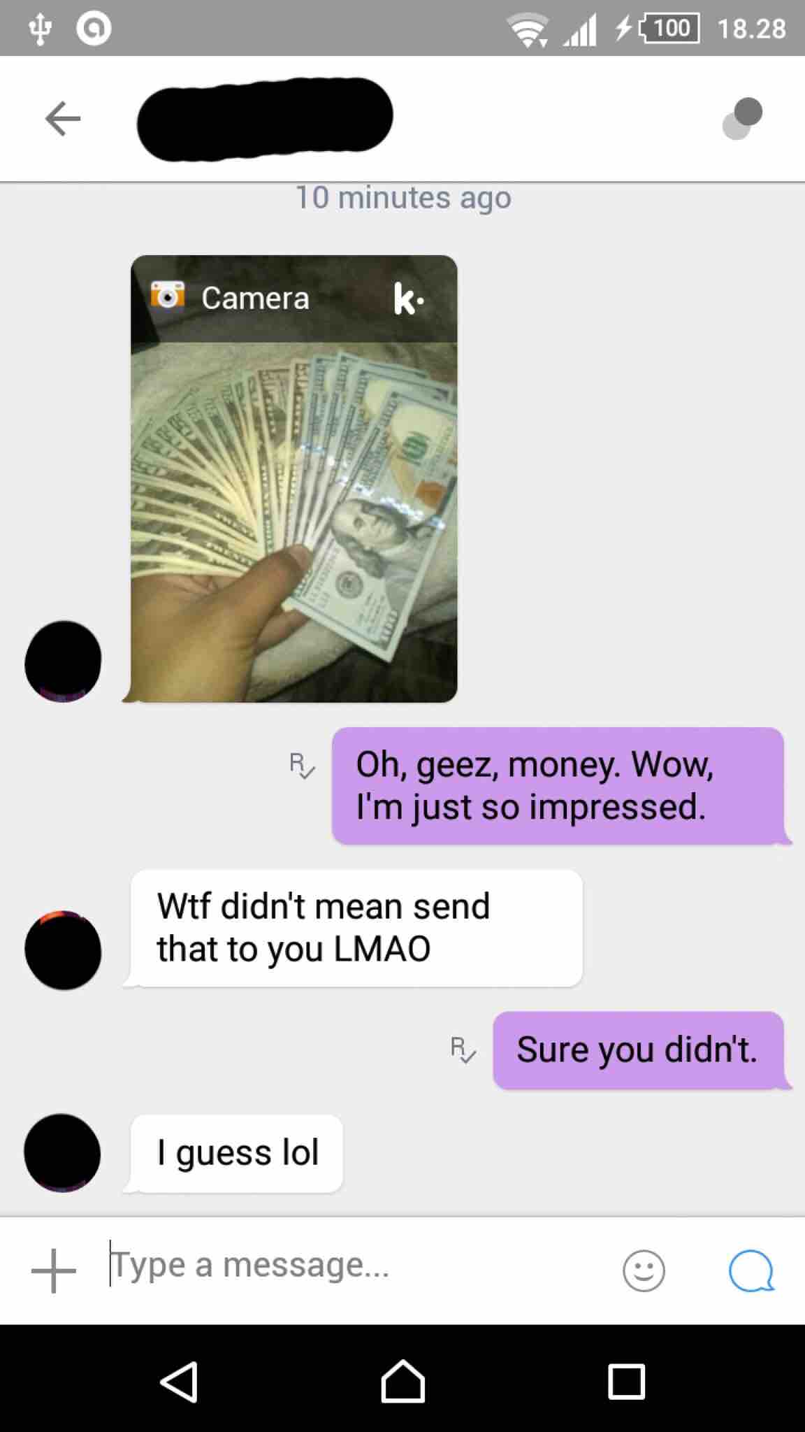 "Accidental" Selfies and Texts That Somehow Happened